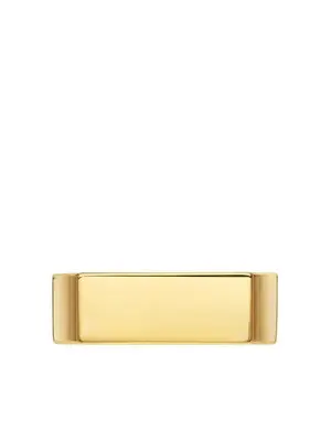 Monica Vinader Signature Wide Ring - Gold