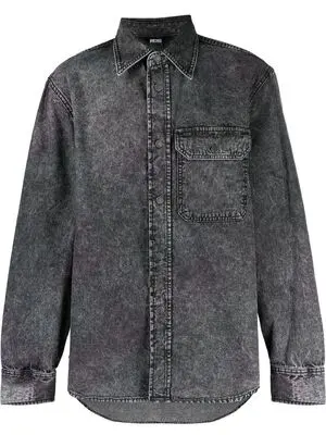 DIESEL® Marbled Effect Denim Jacket