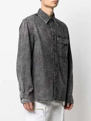 DIESEL® Marbled Effect Denim Jacket