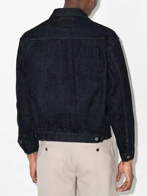 ORSLOW Contrast-stitched Denim Trucker Jacket