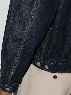 ORSLOW Contrast-stitched Denim Trucker Jacket