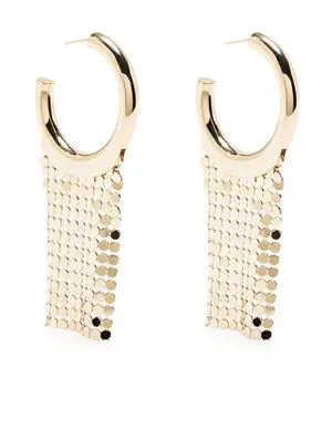 Rabanne Rabanne Pixel Hoop Earrings Gold