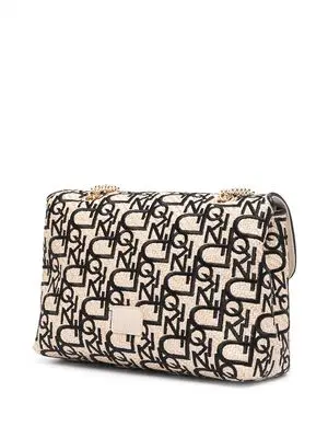 Pinko Jacquard Love Crossbody Bag
