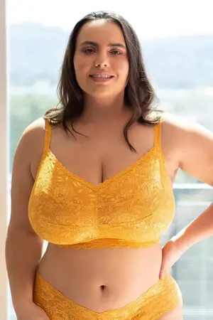 Cosabella Ultra Curvy Sweetie Bralette - Natural
