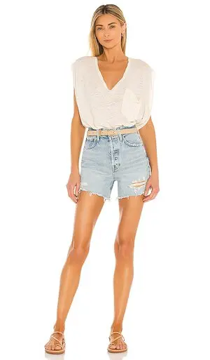 Free People Feelin It Tee In Ivory