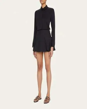 Valentino Garavani Rockstud Caged Flat Slide Sandals - Nero