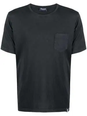 DRUMOHR Pocket-detail T-shirt - Black