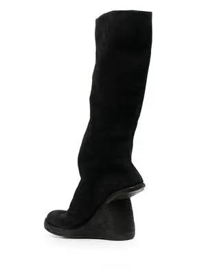 Guidi Asymmetric-heel Knee Boots