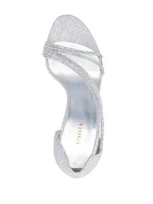 LE SILLA Divina Glitter-effect Sandals - Grey