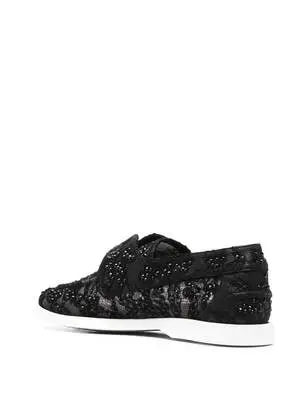 LE SILLA Lace Embroidered Loafers