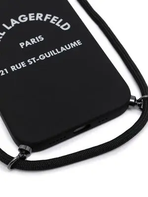 Karl Lagerfeld Rue St-guillaume Iphone 12/12 Pro Neck-strap Case