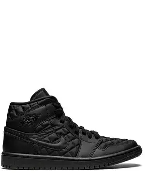 JORDAN Air 1 Mid Quilted Sneakers - Black
