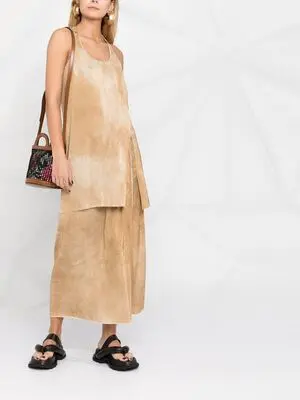 UMA WANG Raw-cut Maxi Skirt