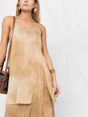 UMA WANG Raw-cut Maxi Skirt