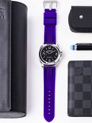 HORUS WATCH STRAPS 24mm Rolex Watch Strap - Purple