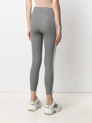 Palm Angels Side-stripe Performance Leggings - Grey