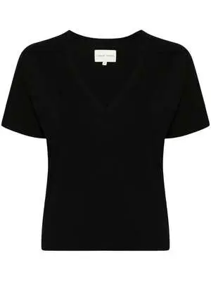 Loulou De Saison V-neck T-shirt - Black