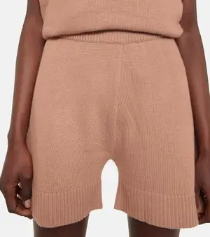 THE FRANKIE SHOP Juno Wool-blend Shorts