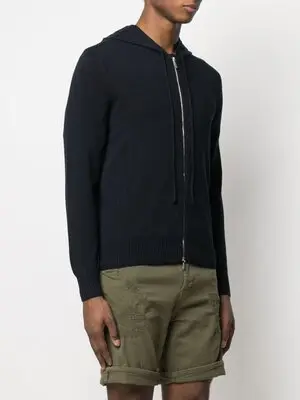 DRUMOHR Knitted Zip-up Hoodie
