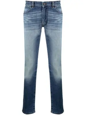 PT TORINO Low-rise Straight-leg Jeans
