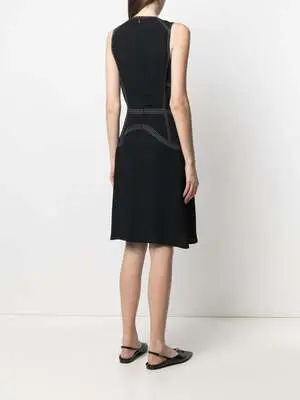 Stella McCartney Contrast-stitch Sleeveless Dress