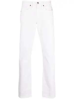 FRAME Straight-leg Jeans - White
