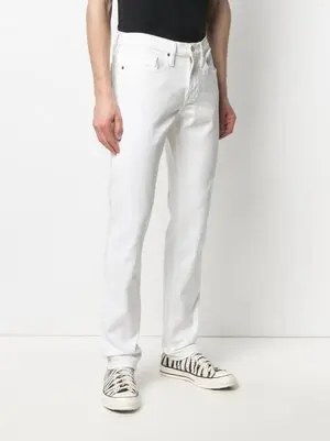 FRAME Straight-leg Jeans - White