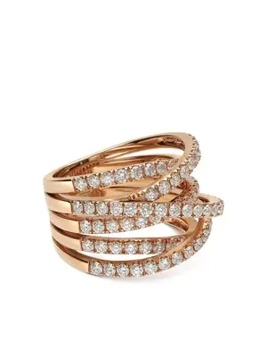 LEO PIZZO 18kt Rose Gold Diamond Ring