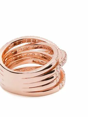 LEO PIZZO 18kt Rose Gold Diamond Ring