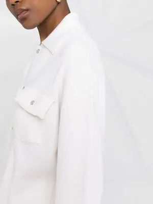 BARRIE Chest Flap-pocket Shirt - Neutrals