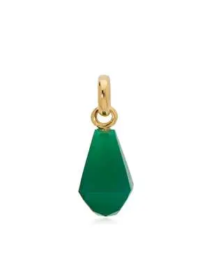 Monica Vinader Geometric Gemstone Pendant Charm - Gold
