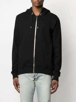 Balmain Logo-print Zip-up Hoodie
