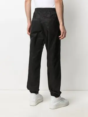 Helmut Lang Logo-print Tapered Trousers
