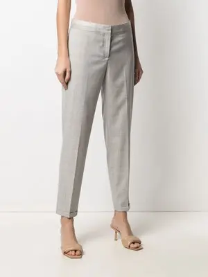 Fabiana Filippi Virgin Wool Tapered Trousers