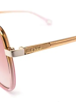 Chloé Franky Oversized Square Sunglasses