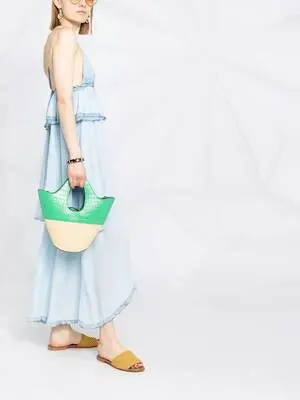 Pinko Agatha Ruffled Tiered Midi Dress