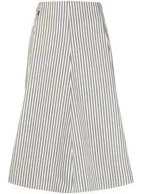WOOLRICH Stripe-pattern A-line Skirt