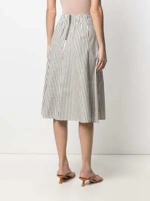 Woolrich Stripe-pattern A-line Skirt