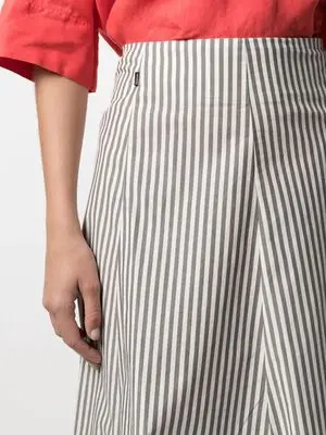 Woolrich Stripe-pattern A-line Skirt