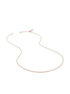 Monica Vinader 18kt Rose Gold Vermeil Fine Chain 17/43cm