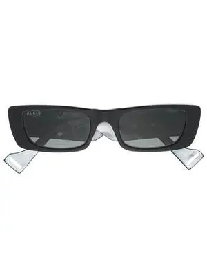 Gucci Rectangular-frame Sunglasses - Black
