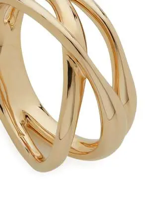 Monica Vinader Nuro Cross Over Ring - Gold