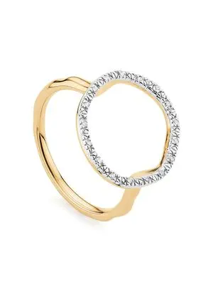 Monica Vinader Riva Circle Diamond Ring