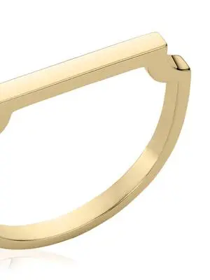 Monica Vinader Signature Thin Ring - Gold