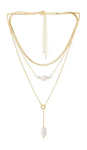 8 Other Reasons Layered Necklace - Gold