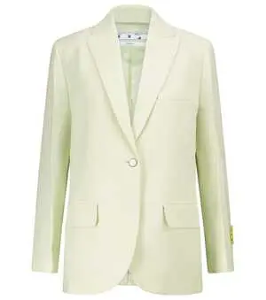 Off-White Single-breasted Cady Blazer