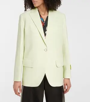 Off-White Single-breasted Cady Blazer