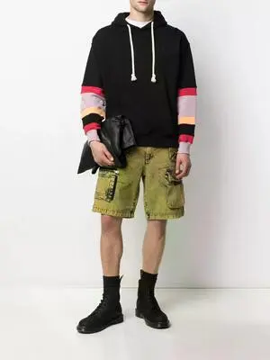 DIESEL® Overdyed Denim Cargo Shorts