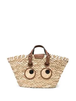 ANYA HINDMARCH Eyes Seagrass Straw Tote