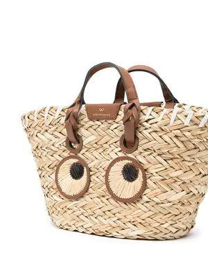 ANYA HINDMARCH Eyes Seagrass Straw Tote
